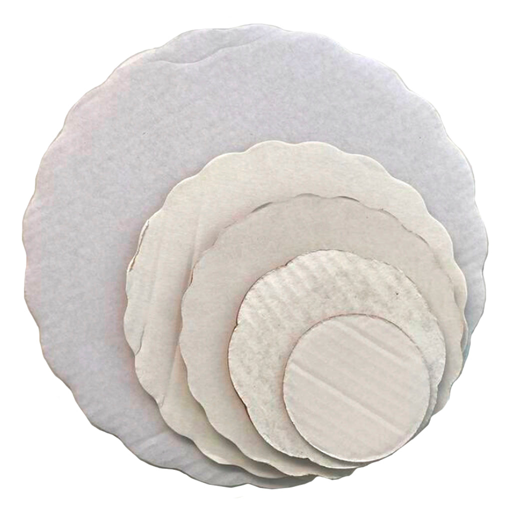 Base para pastel redonda, doble corrugado blanca – La Ki’chen